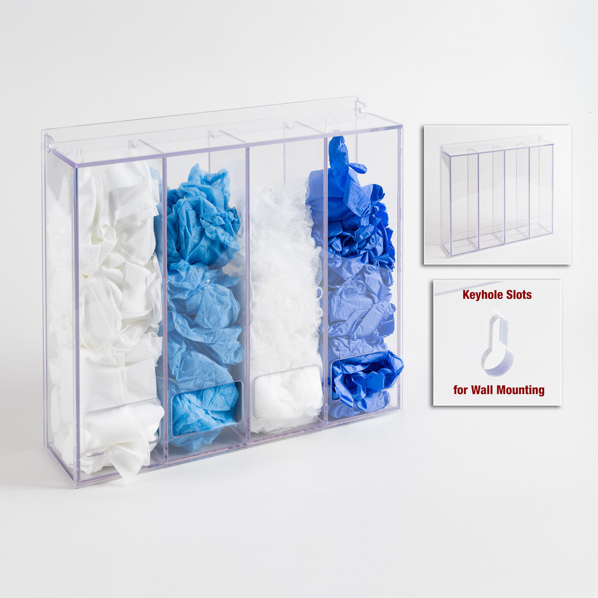 Bulk Dispenser- 4 Slot – Poltex