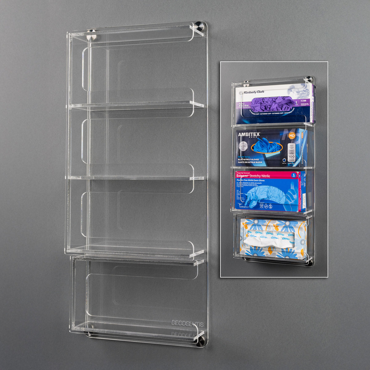 Deco Glove Tissue Holder - 3/1 Slot – Poltex