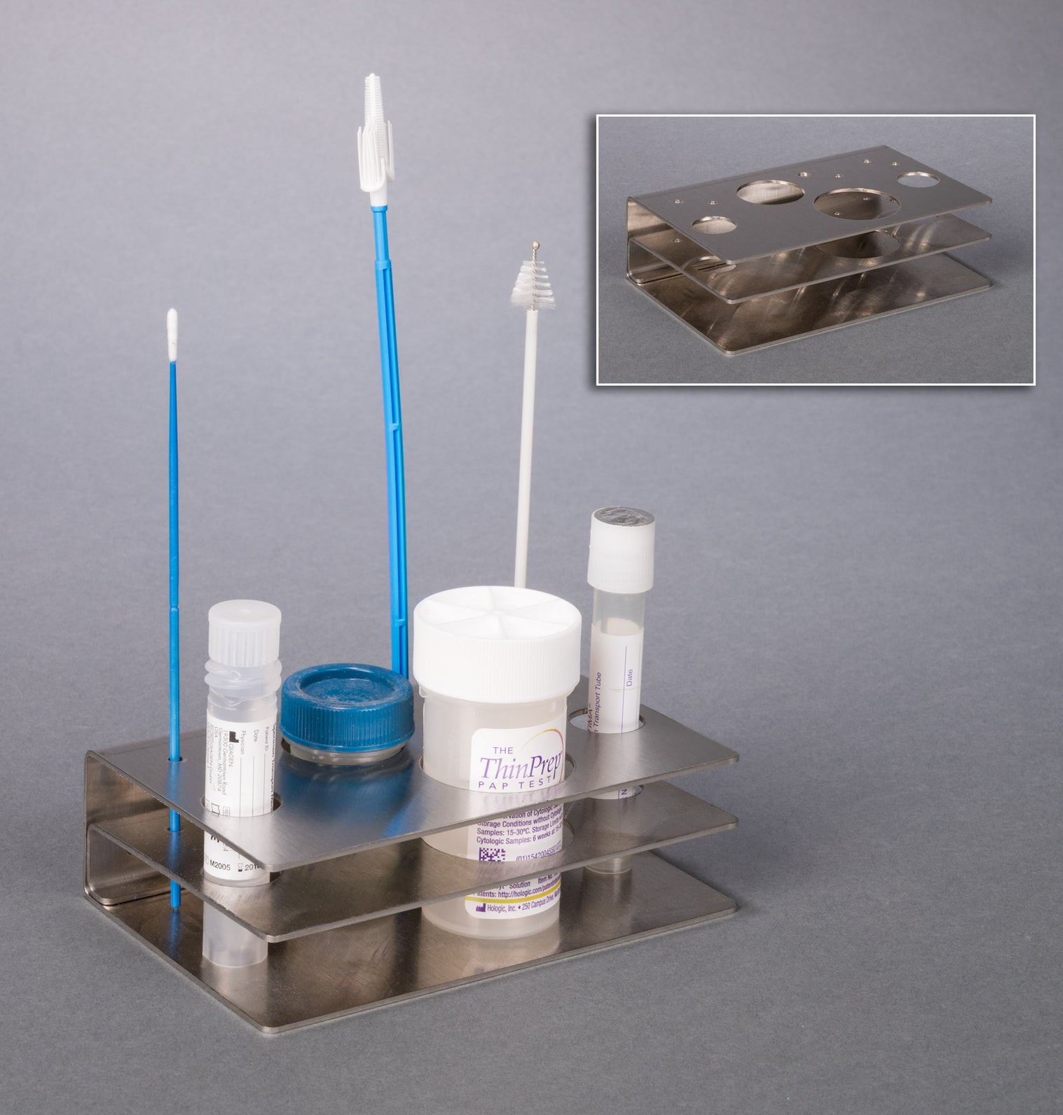 Deluxe Pap Smear Procedure Holder Stainless Steel – Poltex
